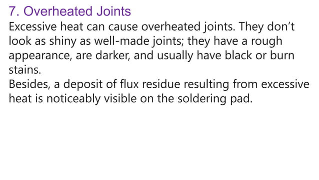 SMT SOLDERING DEFECTS VS SOLUSIONS PPT.pptx | Jewelry Making | Arts and ...
