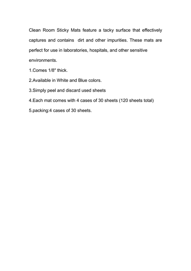 Smt sticky mat | DOC