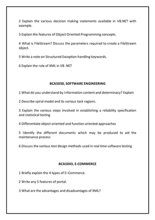 Smu bca sem 5 fall 2014 solved assignments | PDF