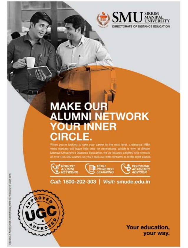 Sikkim Manipal University Distance Education Brand Campaign | PPTX