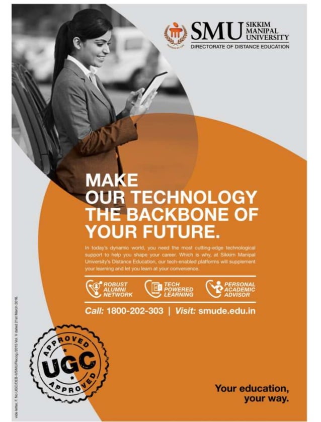 Sikkim Manipal University Distance Education Brand Campaign | PPTX