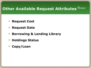 Who Are You? Evaluate Your Library Holdings with WorldCat Collection ...