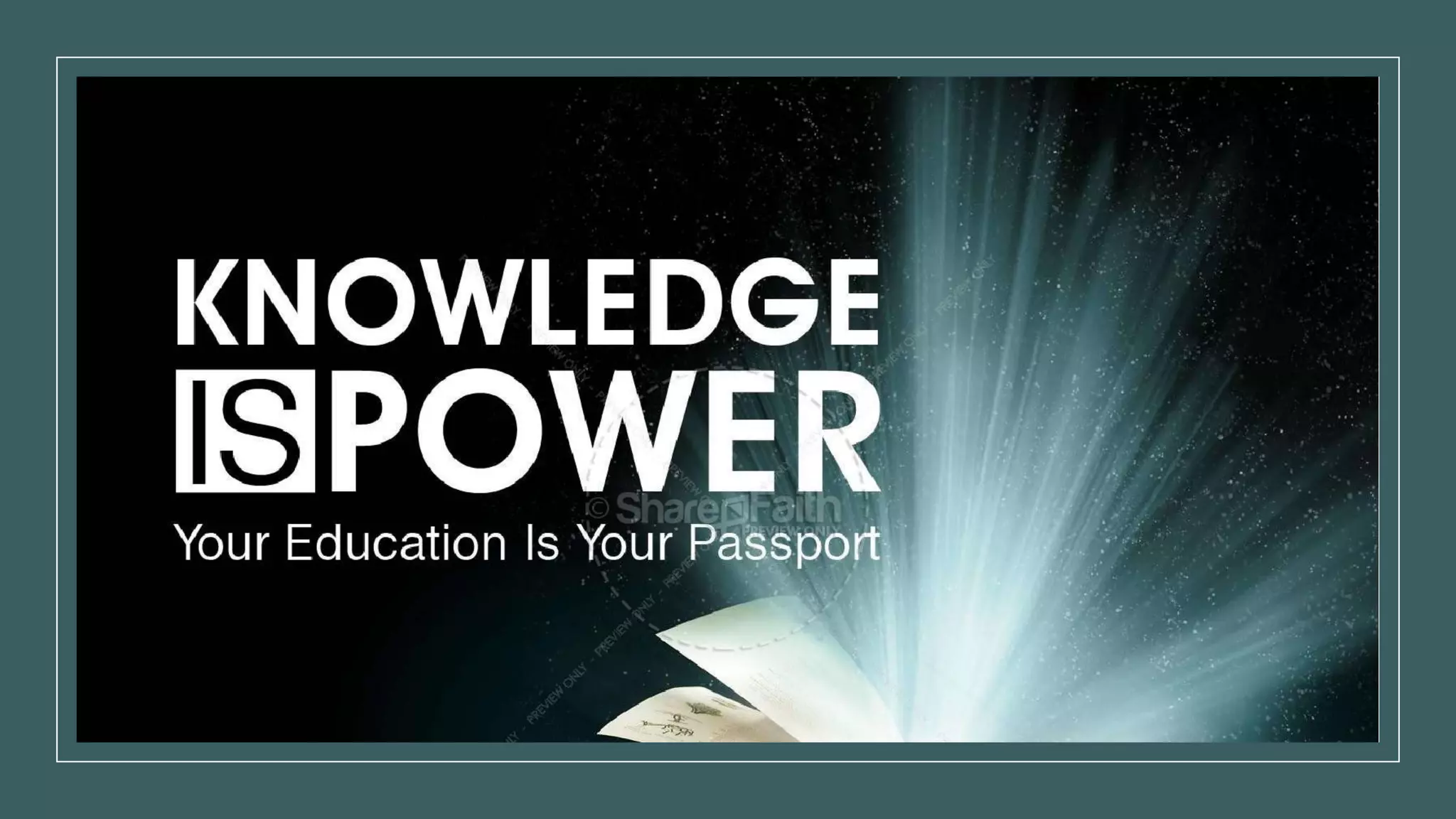 The 7 benefits of a good Education (E-D-U-C-A-T-E) | PPTX