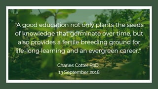 The 7 benefits of a good Education (E-D-U-C-A-T-E) | PPTX