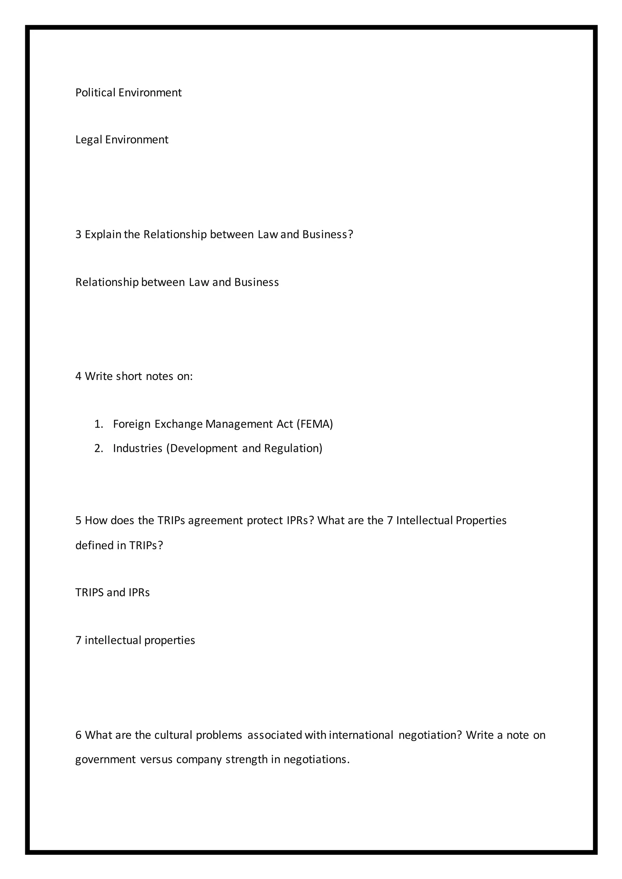 Smu mba sem 4 ib spring 2016 solved assignments | PDF