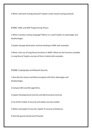 Smu bsc it Spring 2014 solved assignments | DOCX