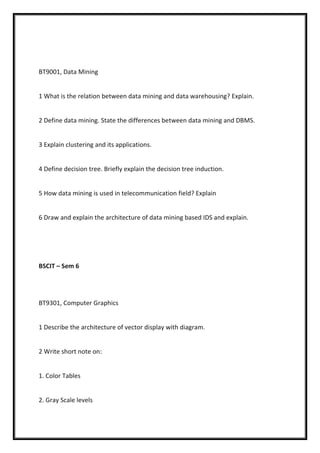 Smu bsc it Spring 2014 solved assignments | DOCX