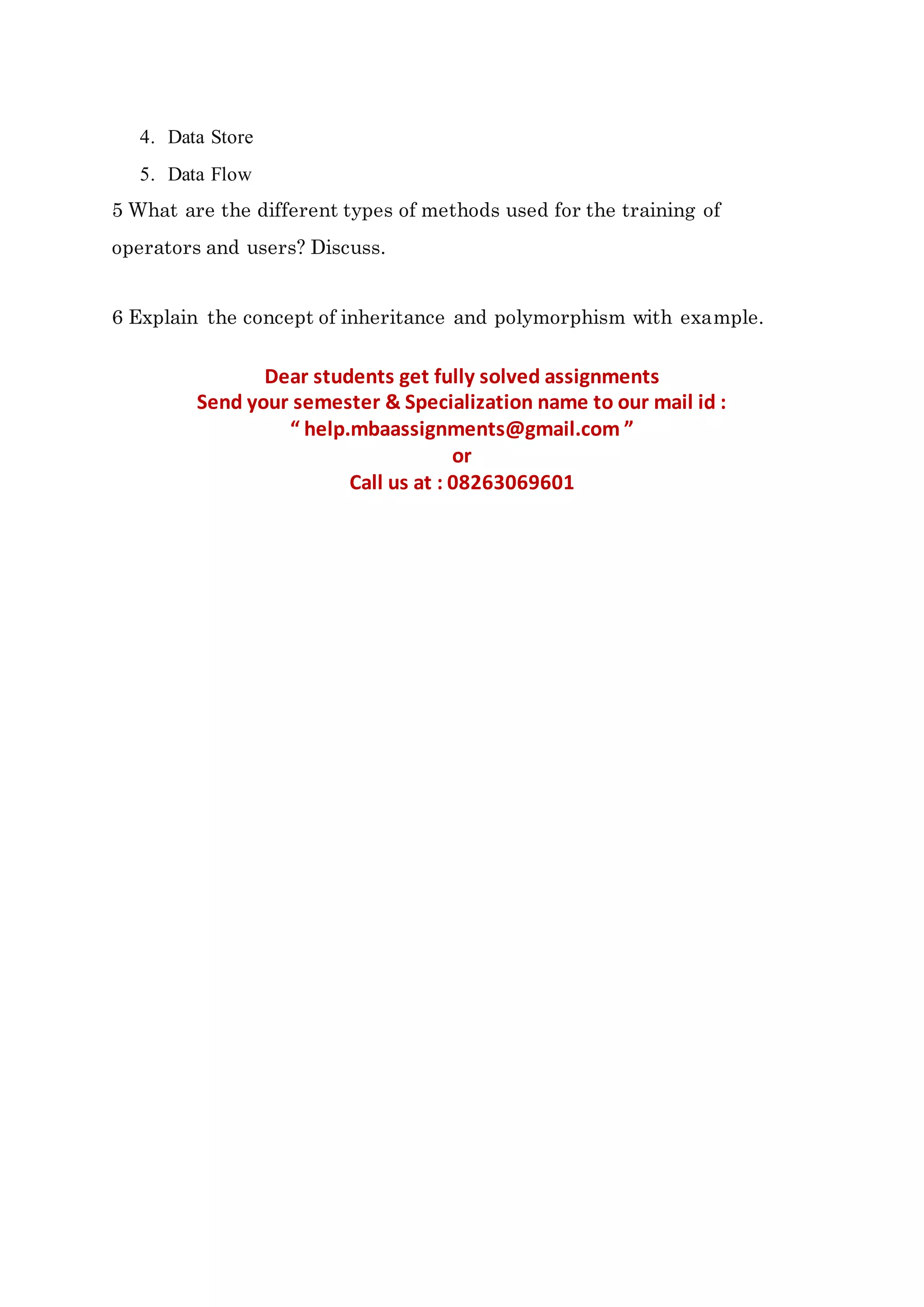 Smu mca sem 1 winter 2014 assignments | PDF