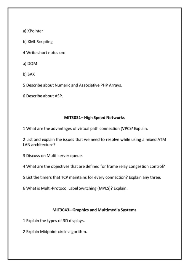 Smu mscit sem 3 fall 2014 assignments | DOCX | Computing | Technology & Computing