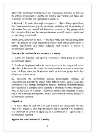 Strategic Management | PDF