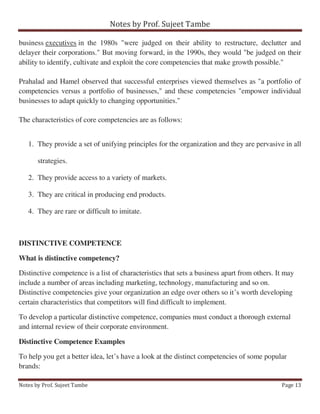 Strategic Management Unit 2 notes | PDF