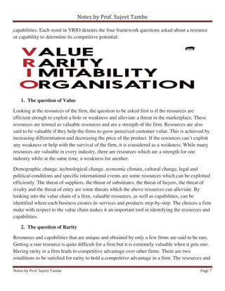 Strategic Management Unit 2 notes | PDF