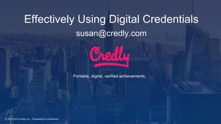Effectively Using Digital Credentials | PPT
