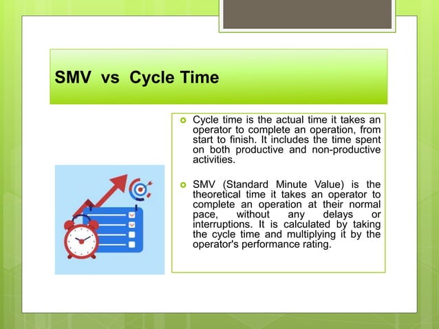 SMV VS CYCLE TIME | PPTX | Business and Finance
