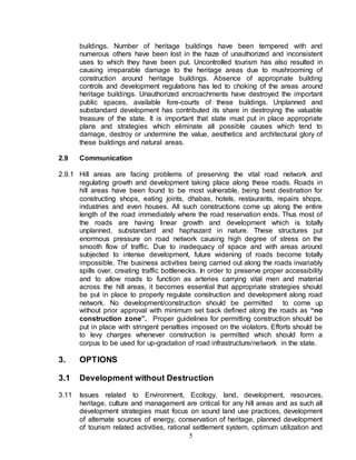 Hill area development - Emerging Issues- Sustainable Options | PDF