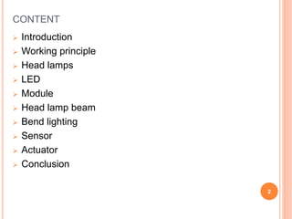 Multi Beam LED Head Lamp. | PPT