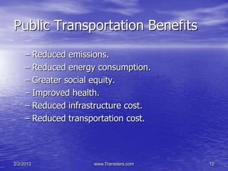 Emissions, Transportation, and Behavior | PPTX