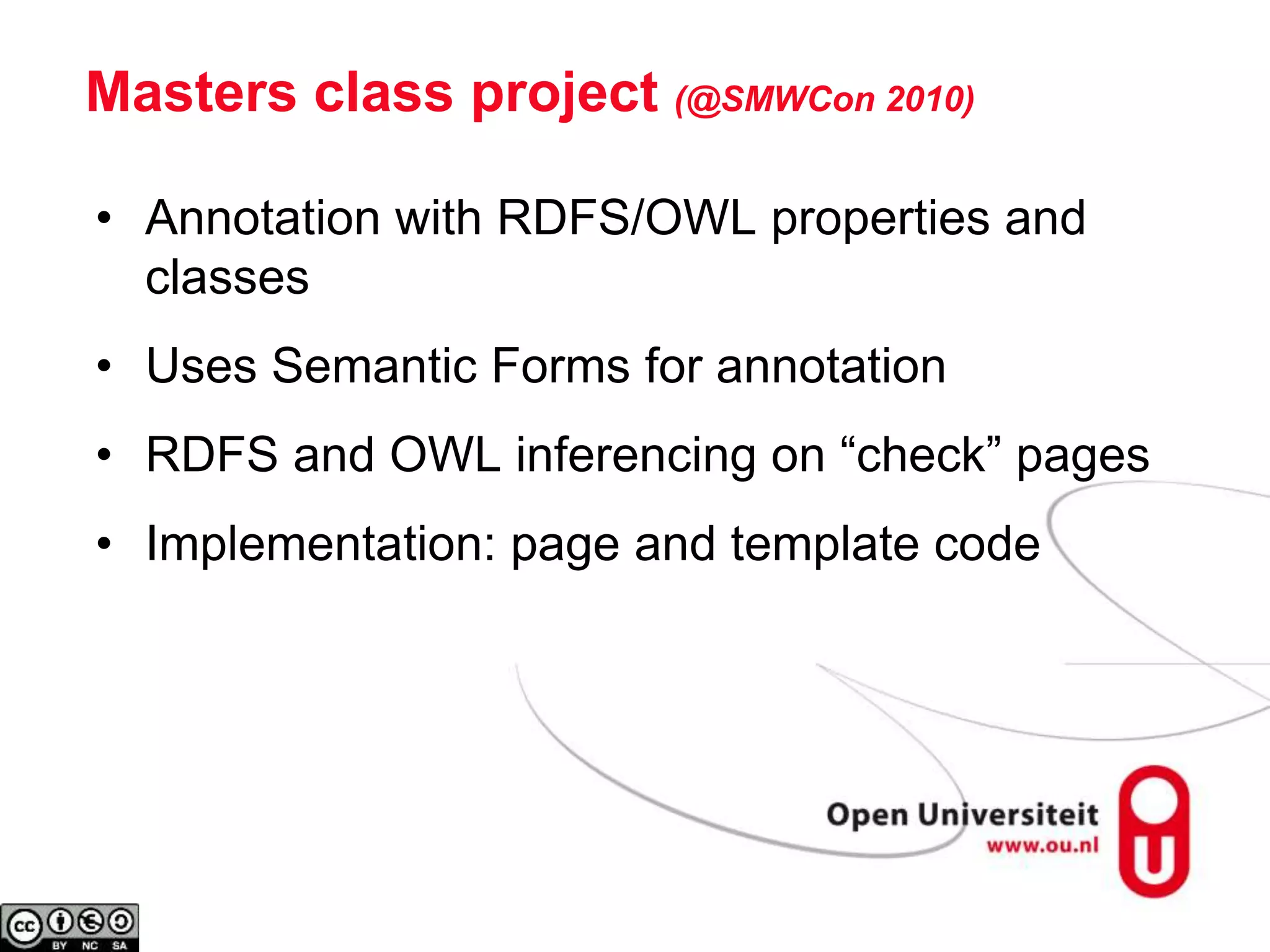 Implementing Rule-based Systems with Semantic MediaWiki | PPT