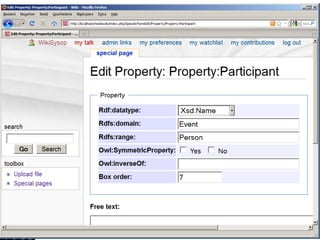 Implementing Rule-based Systems with Semantic MediaWiki | PPT