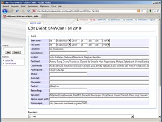 Implementing Rule-based Systems with Semantic MediaWiki | PPT