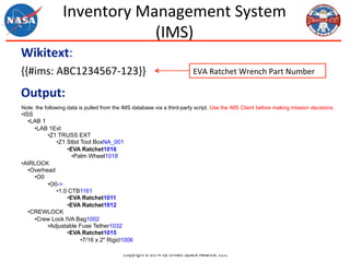 History of the EVA Wiki, Daren Welsh, James Montalvo, SMWCon 2014 | PPT