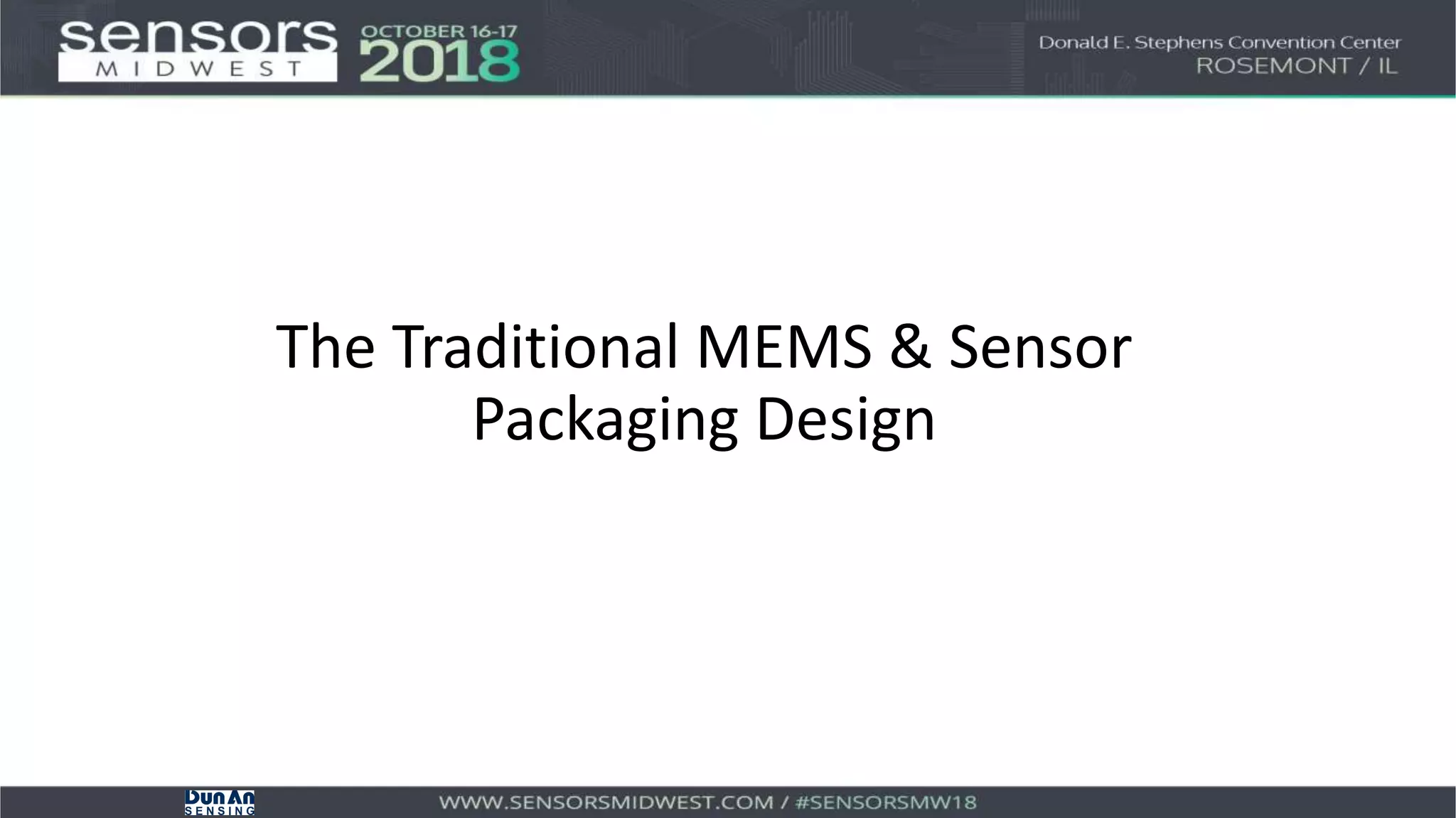 MEMS Pressure Sensor Packaging Considerations | PPTX