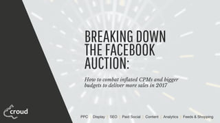 Social Media Week NYC 2017: Breaking Down the Facebook Auction | PPT