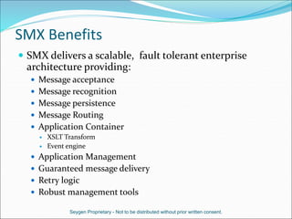 Smx gateway architecture overview shortened | PPTX