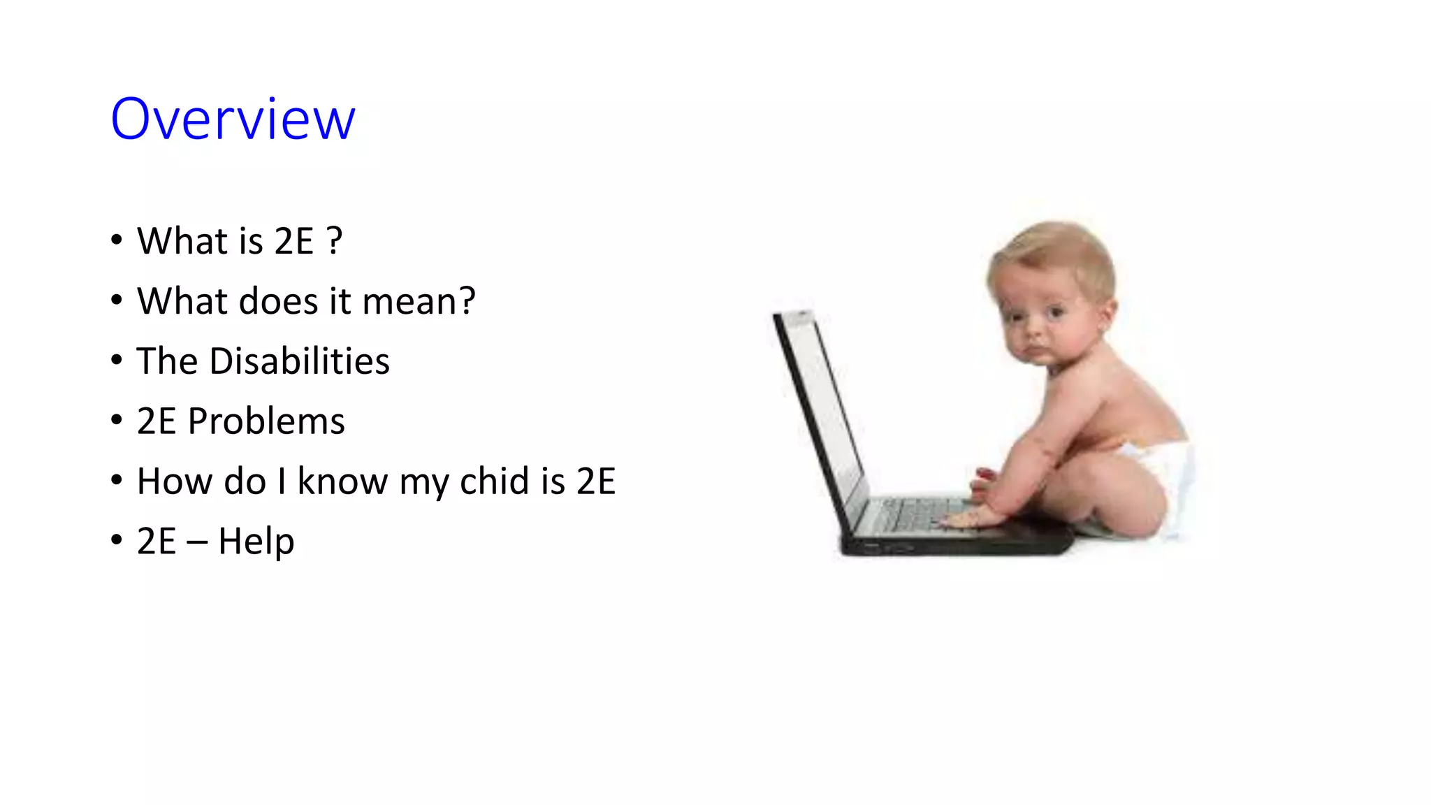 Giftedness 2E Twice Exceptional Students The Gifted Child Part 6 | PPTX