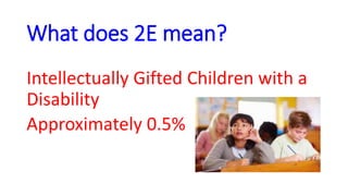 Giftedness 2E Twice Exceptional Students The Gifted Child Part 6 | PPTX