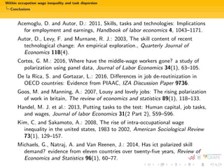 Within occupation wage inequality and task dispersion | PPT