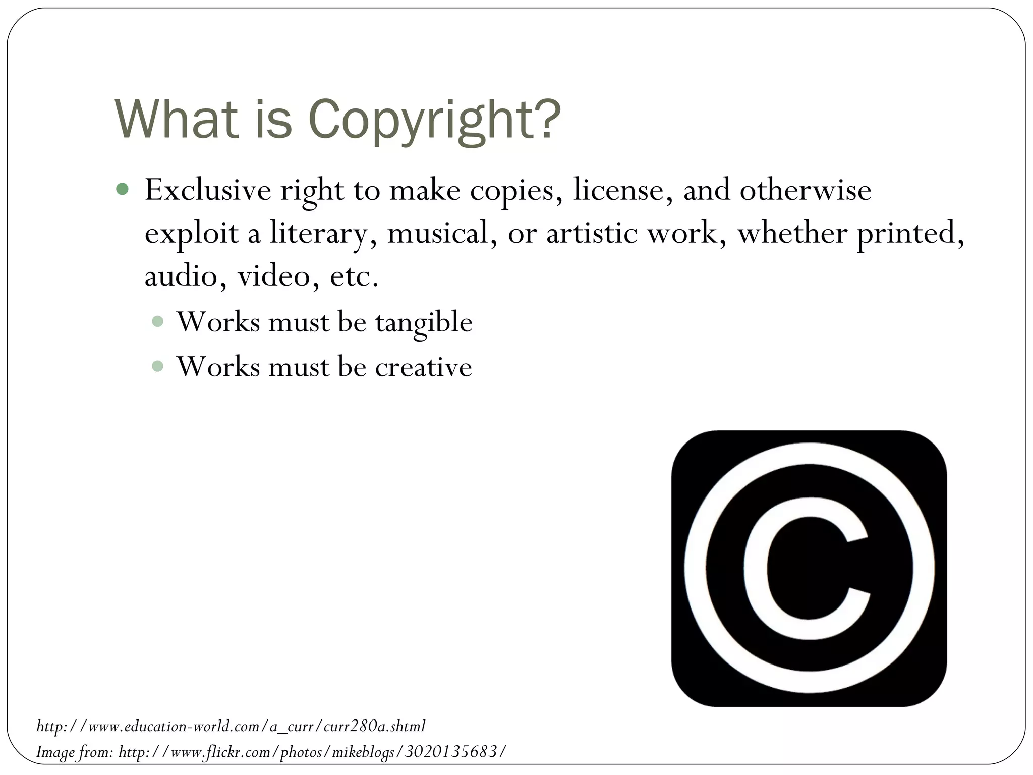 Copyright in the Classroom | PPT
