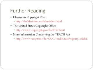 Copyright in the Classroom | PPT