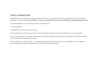 Definitive management of Closed Fracture and Management of Open ...