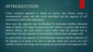 SEMINAR PRESENTATION ON CLIENT CENTERED APPROACH.pptx