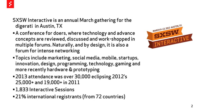 SXSW 2013 Trends - SapientNitro | PPT