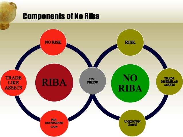 Components of riba/no-riba transaction