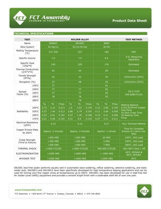 Sn100c Bar Solder | PDF