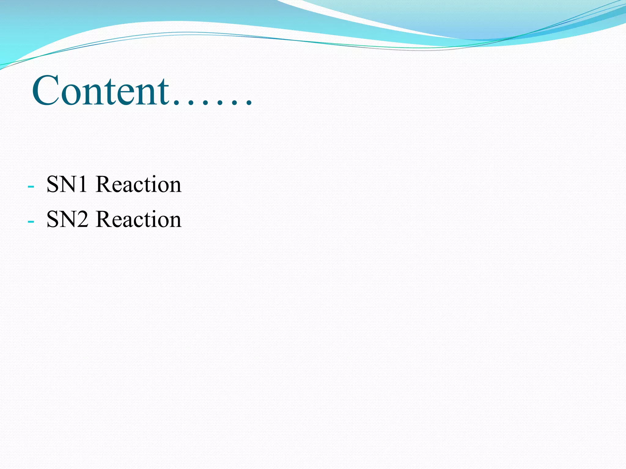 Sn1 and sn2 reaction | PDF