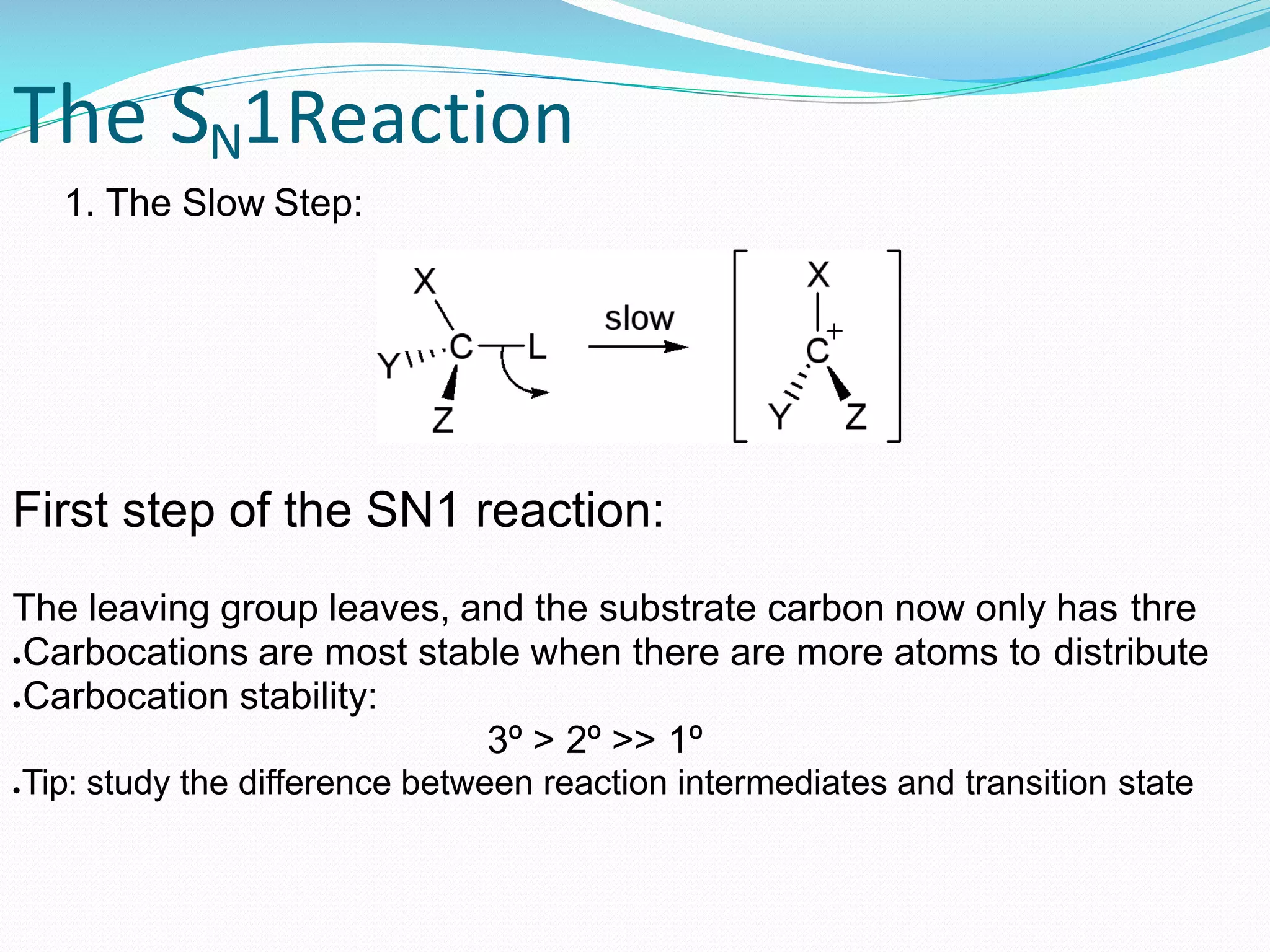 Sn1 and sn2 reaction | PDF