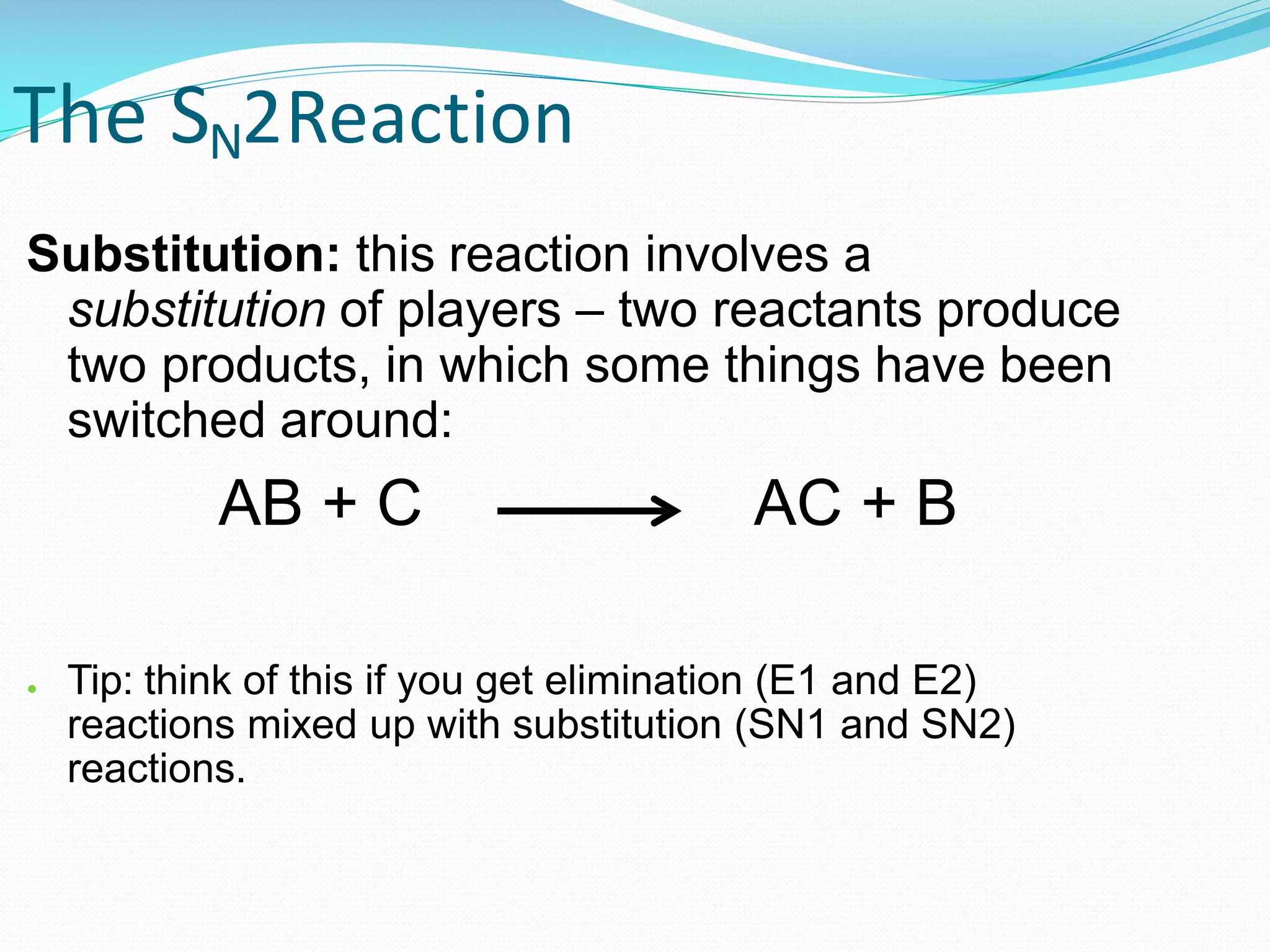 Sn1 and sn2 reaction | PDF