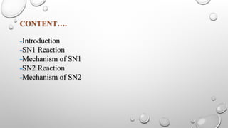 SN1 and SN2 reaction(Nucleophillic substitution reaction).pptx