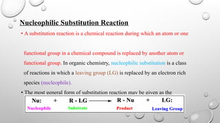 SN1 and SN2 reaction(Nucleophillic substitution reaction).pptx