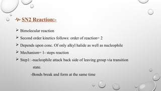 SN1 and SN2 reaction(Nucleophillic substitution reaction).pptx