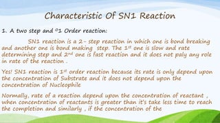 Sn1 reaction | PPTX