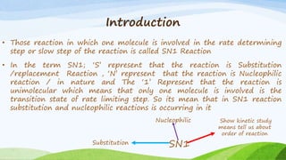 Sn1 reaction | PPTX
