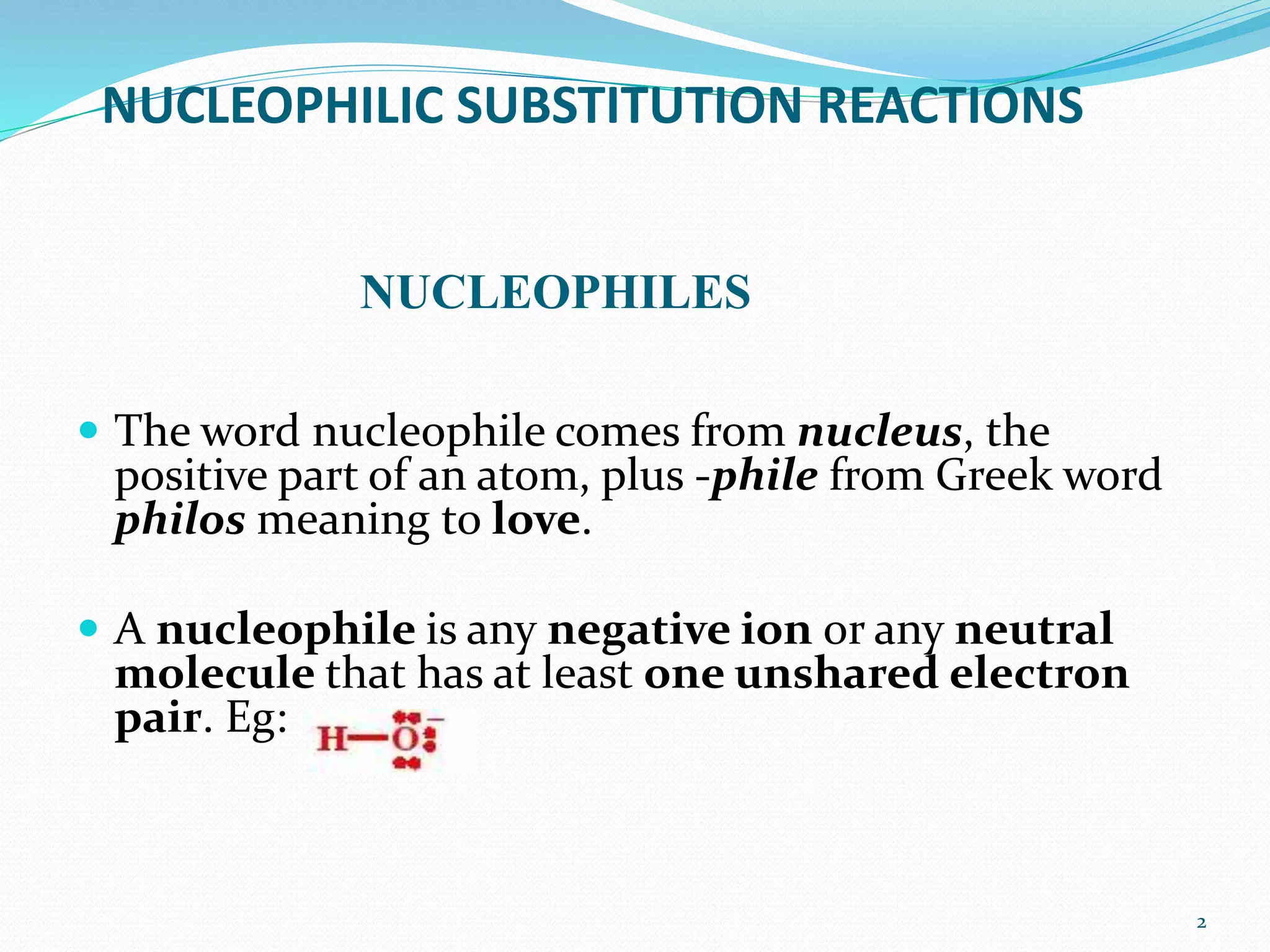 SN1 & SN2 mechanism | PPTX