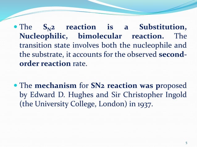 SN1 & SN2 mechanism | PPTX