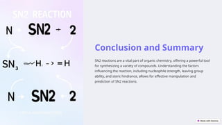 SN2-Reaction in advanced organic chemistry | PPTX