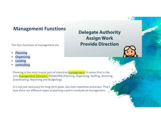 On Industrial Management and its Process related to Under Grad students ...